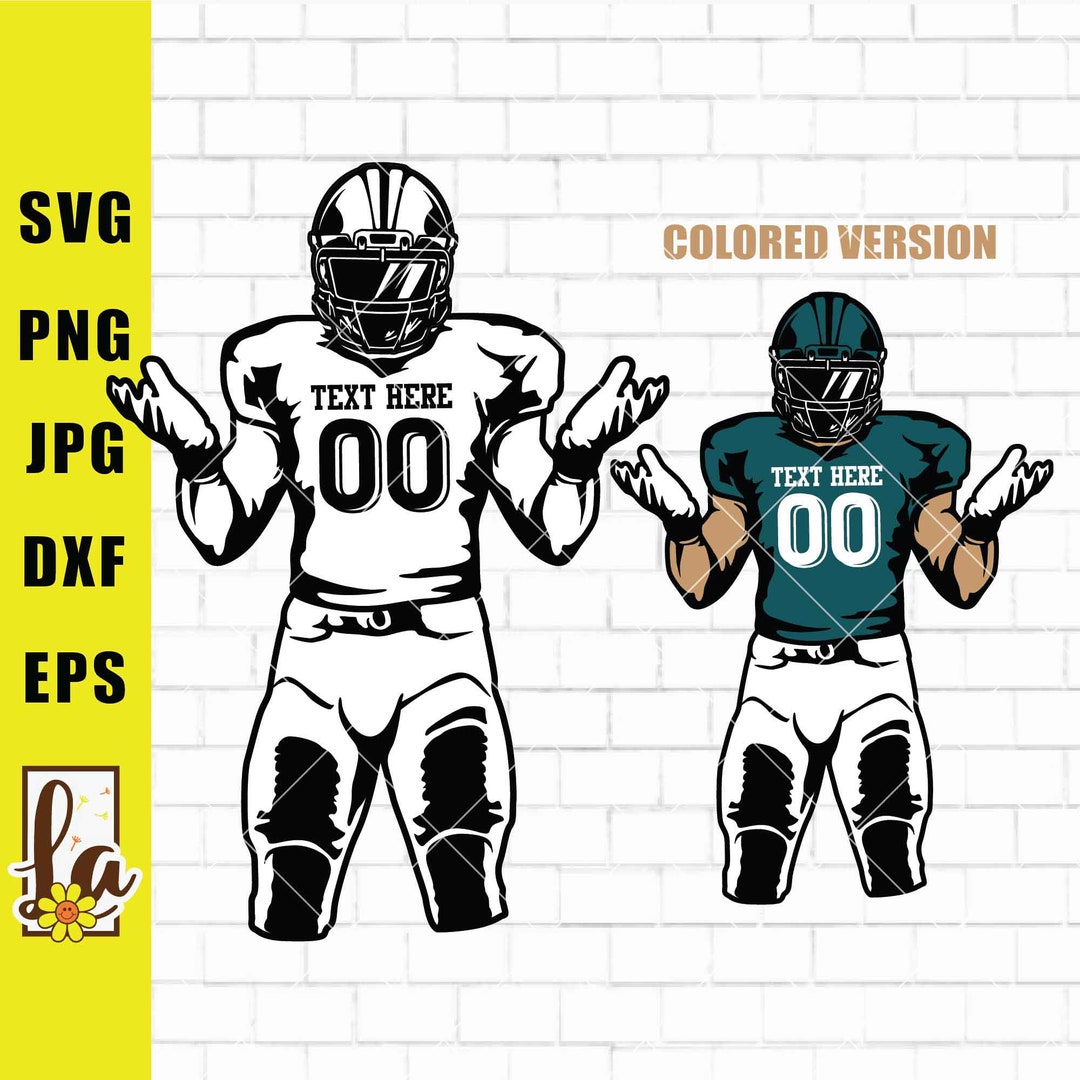 Football Player Svg | Football Name | Football Svg | Football Team ...