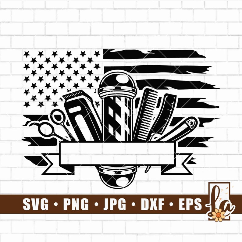 US Barbershop SVG Barber Tools SVG Barber Svg Hair - Etsy