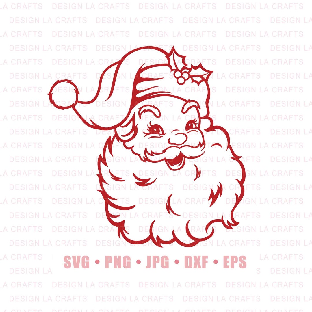 Santa Claus Svg Png | Santa Svg | Vintage Santa Svg | Santa Png | Old ...