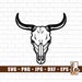 Cow Skull Svg Long Horn Svg Long Horn Skull Svg Bull Skull Png Texas ...