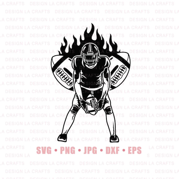 Football Player Svg Football Svg Football Team Football - Etsy