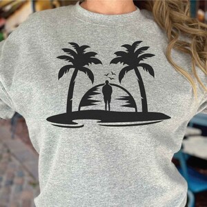 Beach Scene SVG Bundle, Sunset Beach Scene, SVG Files for Cutting ...