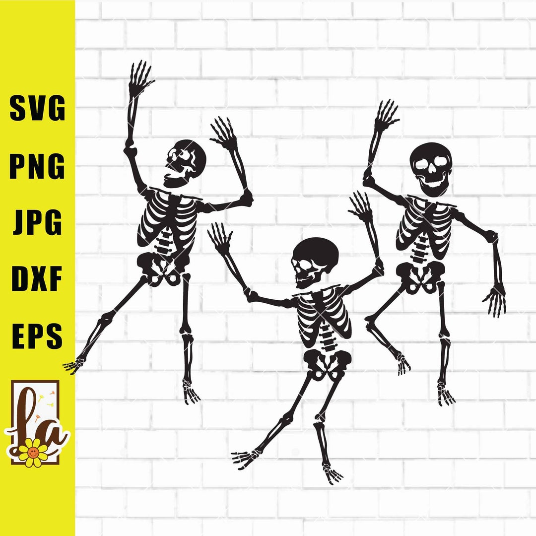 Dancing Skeleton Svg | Skeleton Svg, Skull Svg | Skeleton Png | Funny ...