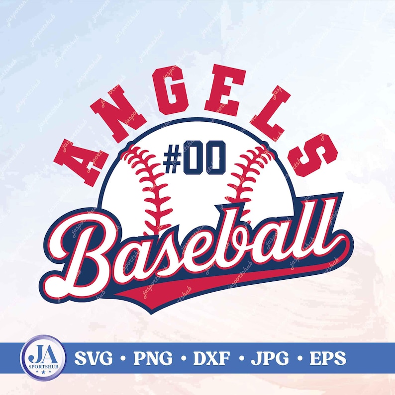 Angels Baseball SVG, Cricut Design, Sublimation (digital Download) - Etsy