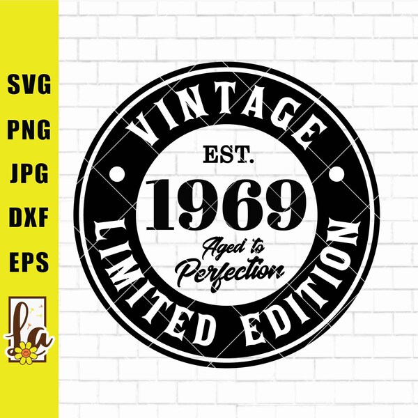 1969 Svg - Etsy