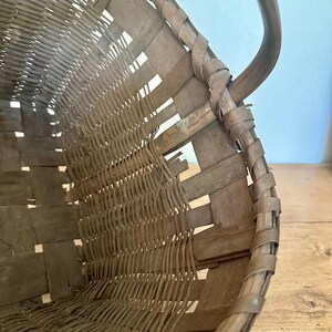 Antique Primitive Handwoven Gathering Basket - Etsy
