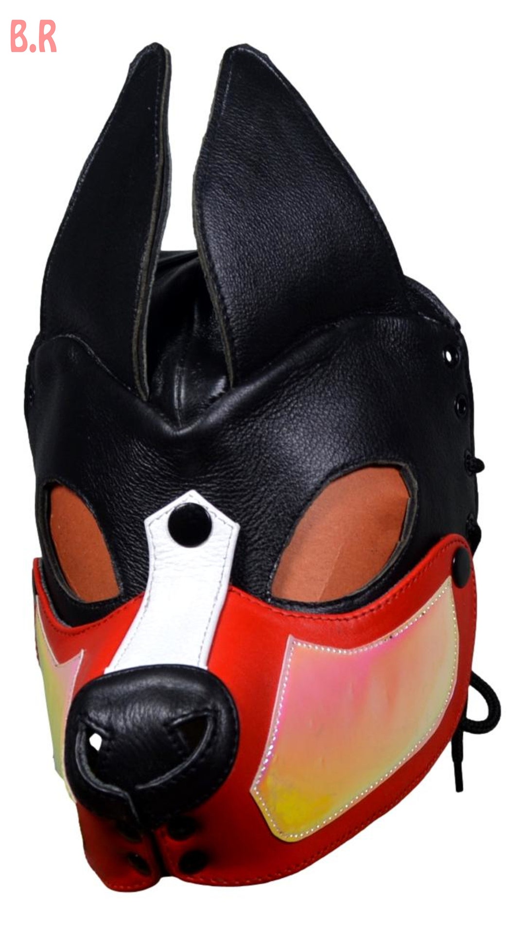 Genuine Leather Handmade Dog Pup Mask Puppy Play Cosplay Pup Role Play ...