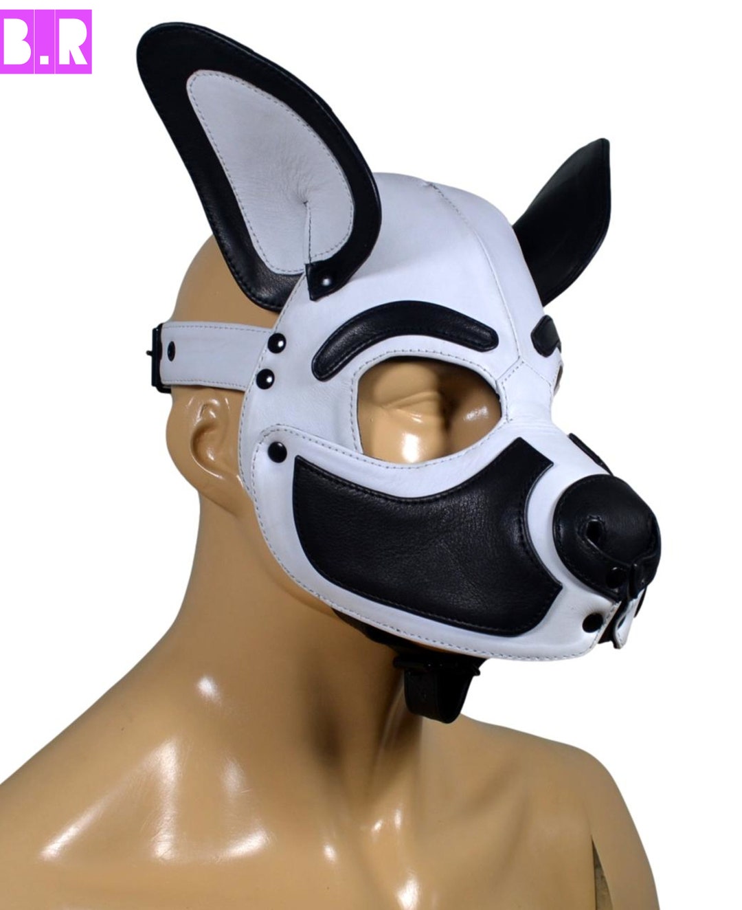Leather Puppy Mask: Cosplay Role Play Hood - Etsy