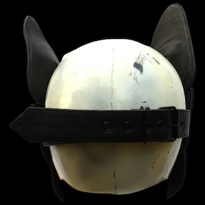 Leather Dog Mask Puppy Cosplay Pup Role Play With - Etsy