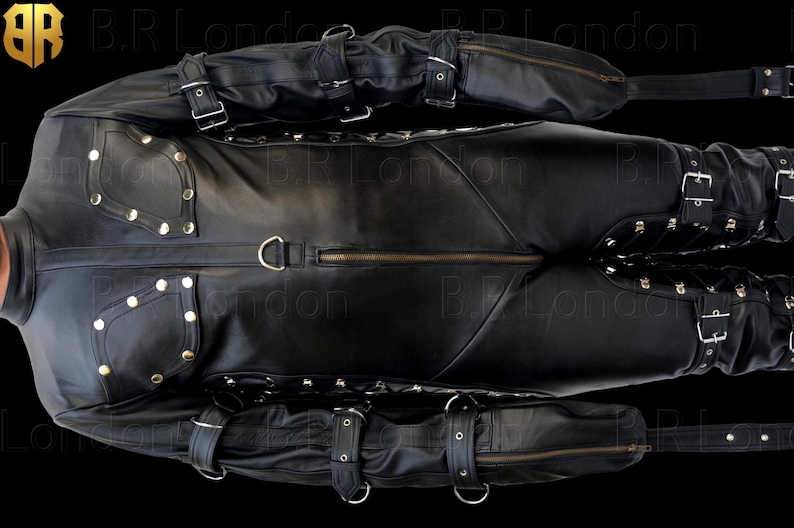 Leather Sleep Sack, Full Body Restraint Suit With Buckles & Zippers - Etsy