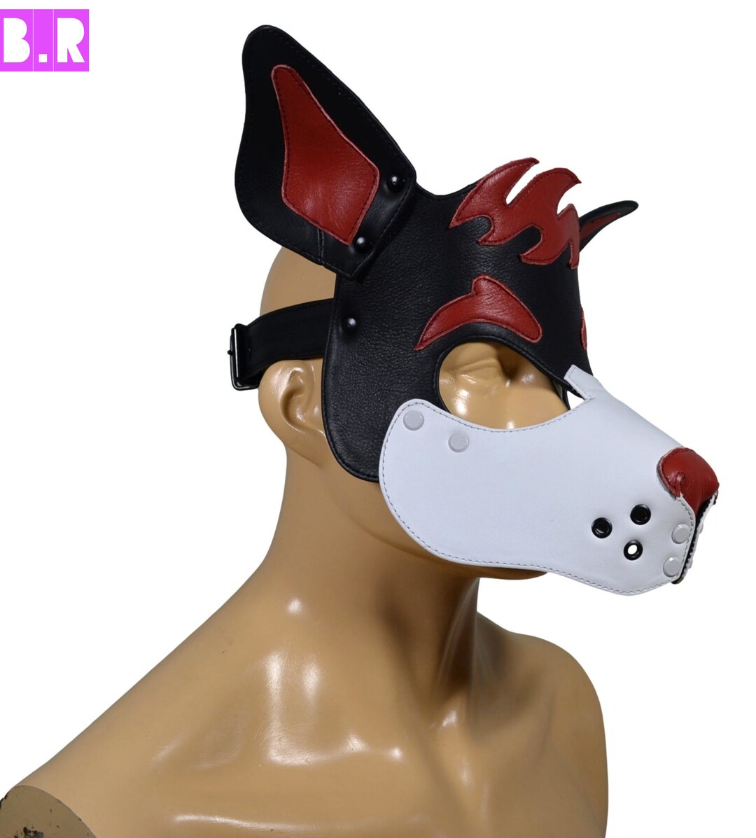 Leather Dog Pup Mask Puppy Play Cosplay Pup Role Play - Etsy