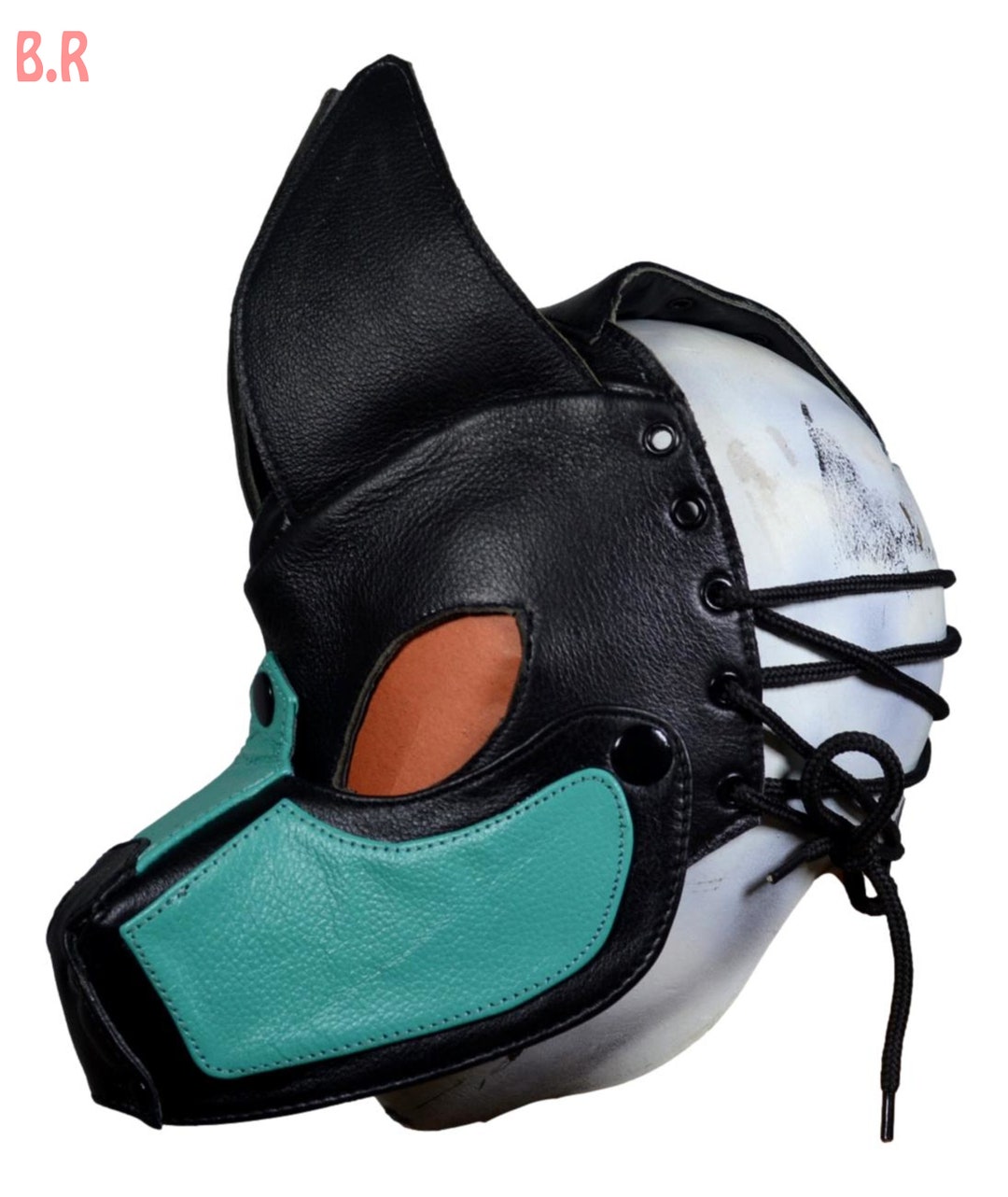 Genuine Leather Handmade Dog Pup Mask Puppy Play Cosplay Pup Role Play ...