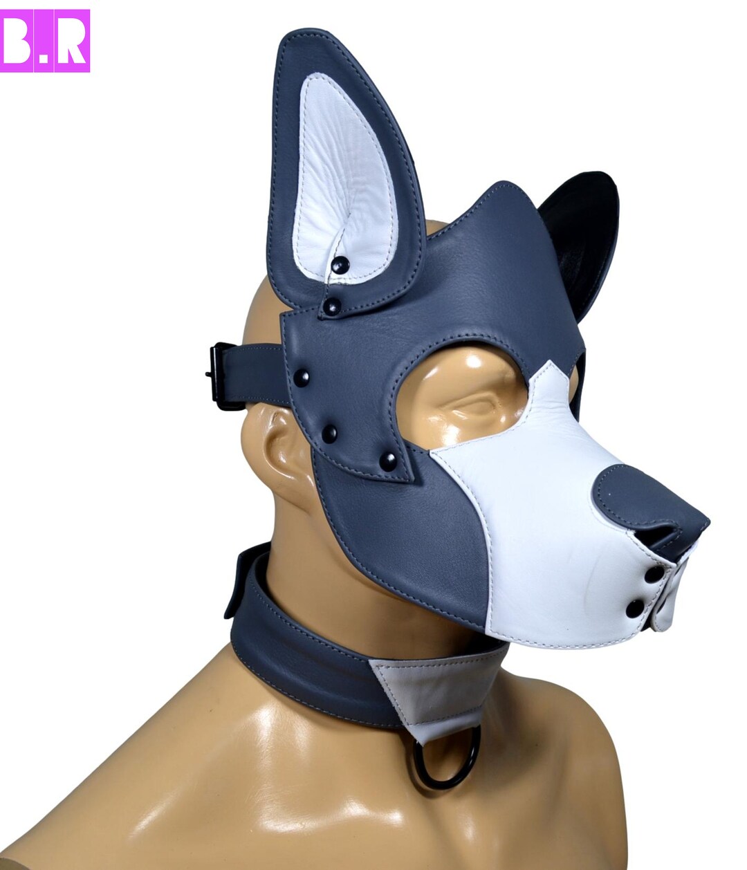 Handmade Leather Puppy Mask: Cosplay Role Play Hood - Etsy