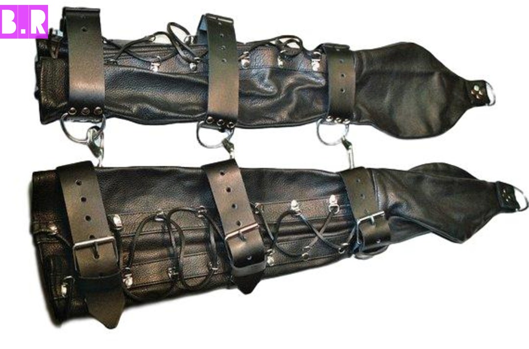 Black Leather Arm Binder Restraint, BDSM Restraints, Sex Toys, Bondage ...