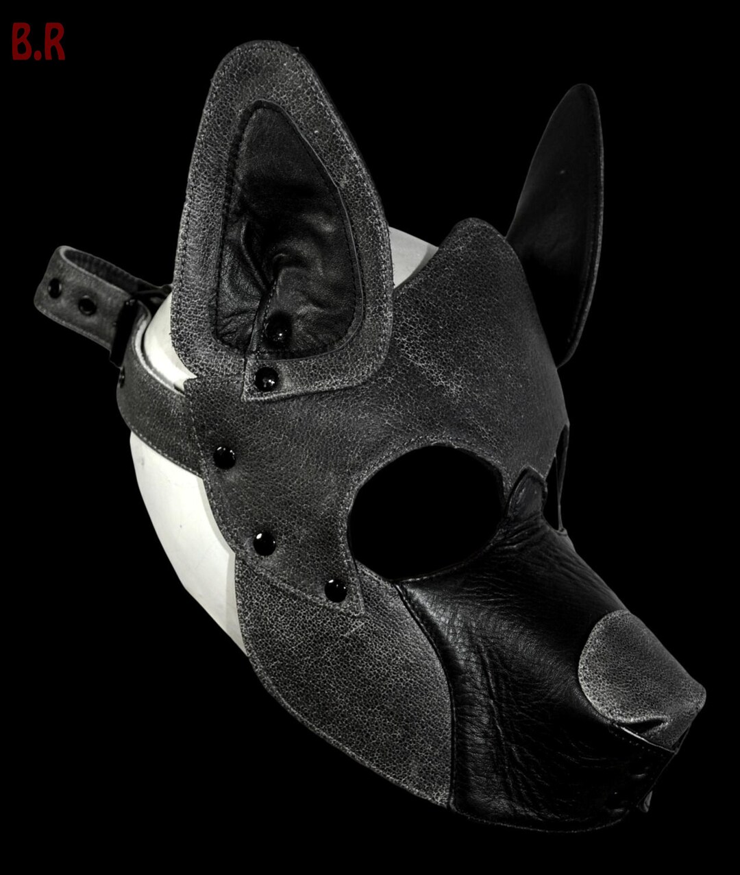 Leather Handmade Dog Pup Hood Mask Puppy Play Cosplay Pup Role Play - Etsy