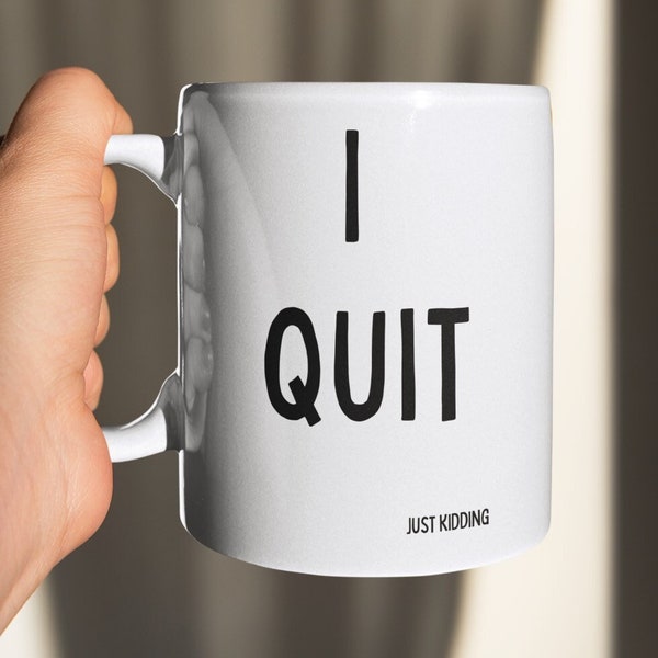 I Quit Card - Etsy