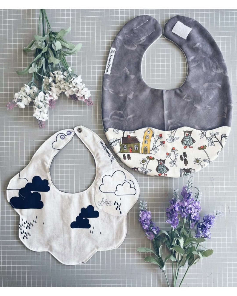 Scallop Bib Sewing Pattern for Babies Pdf Sewing Pattern and - Etsy ...