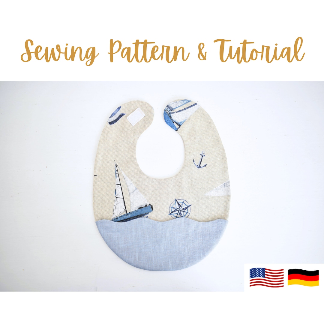 Baby Bib Sewing Pattern for Babies | Pdf Sewing Pattern and Tutorial ...
