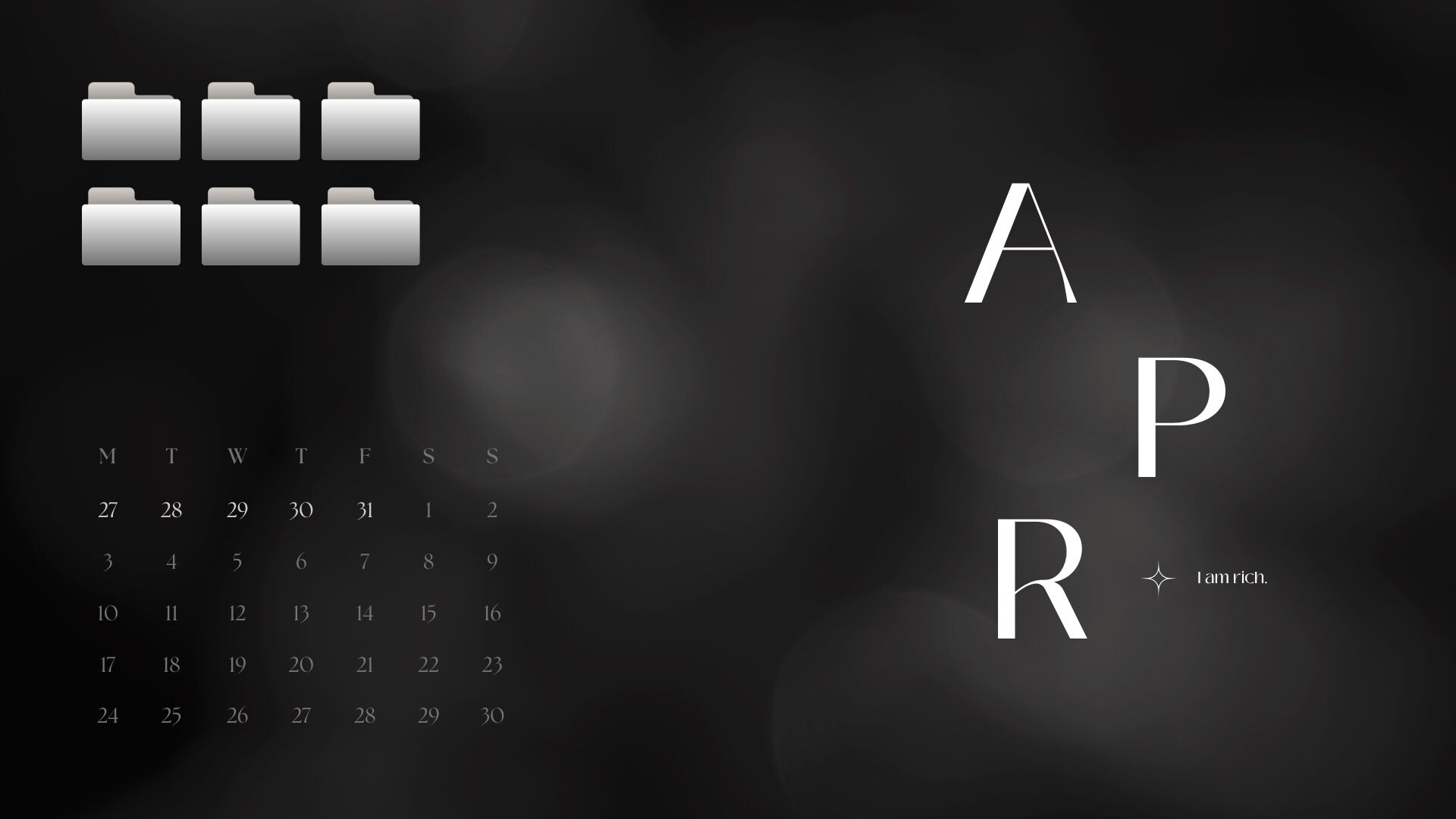 Digital Desktop Organizer | Mac Desktop Organizer | Computer Background ...