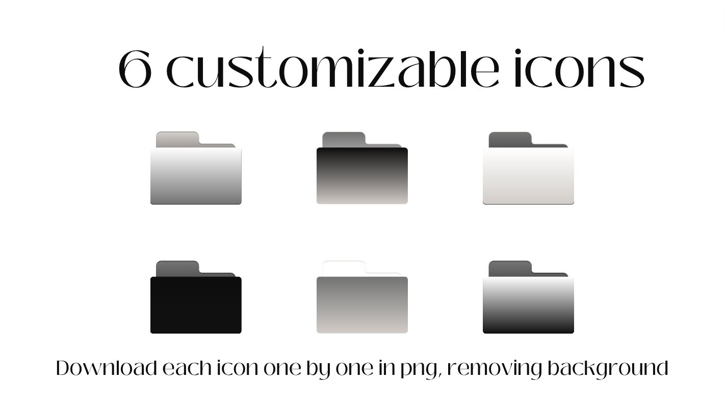 Digital Desktop Organizer | Mac Desktop Organizer | Computer Background ...