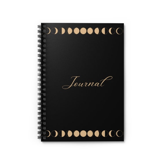 Simple Minimalist Spiral Notebook Ruled Line - Etsy