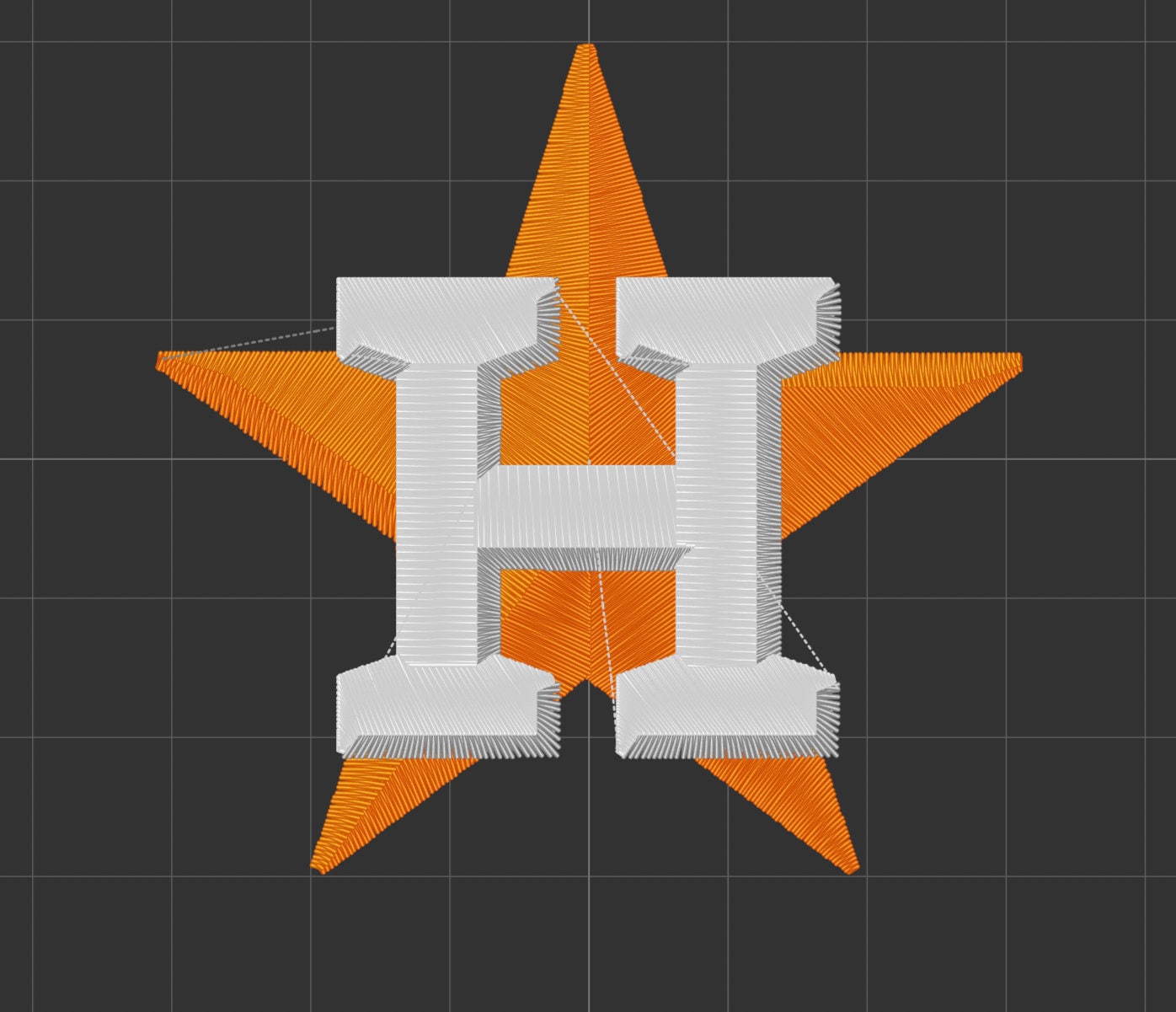 Astros Logo DST File - Etsy