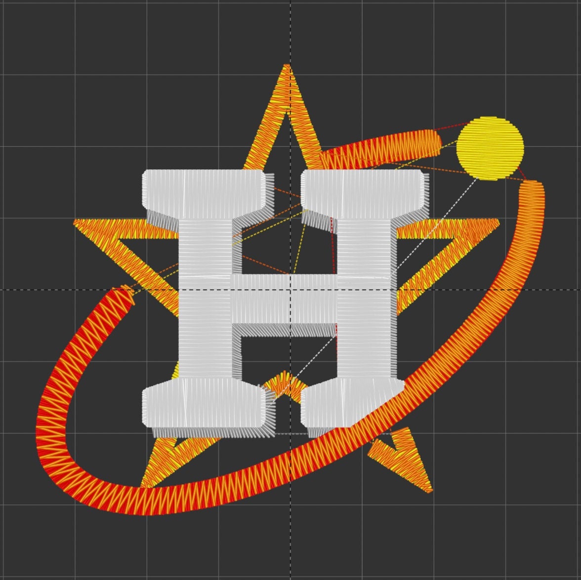 Space City Logo 3d/puff DST - Etsy