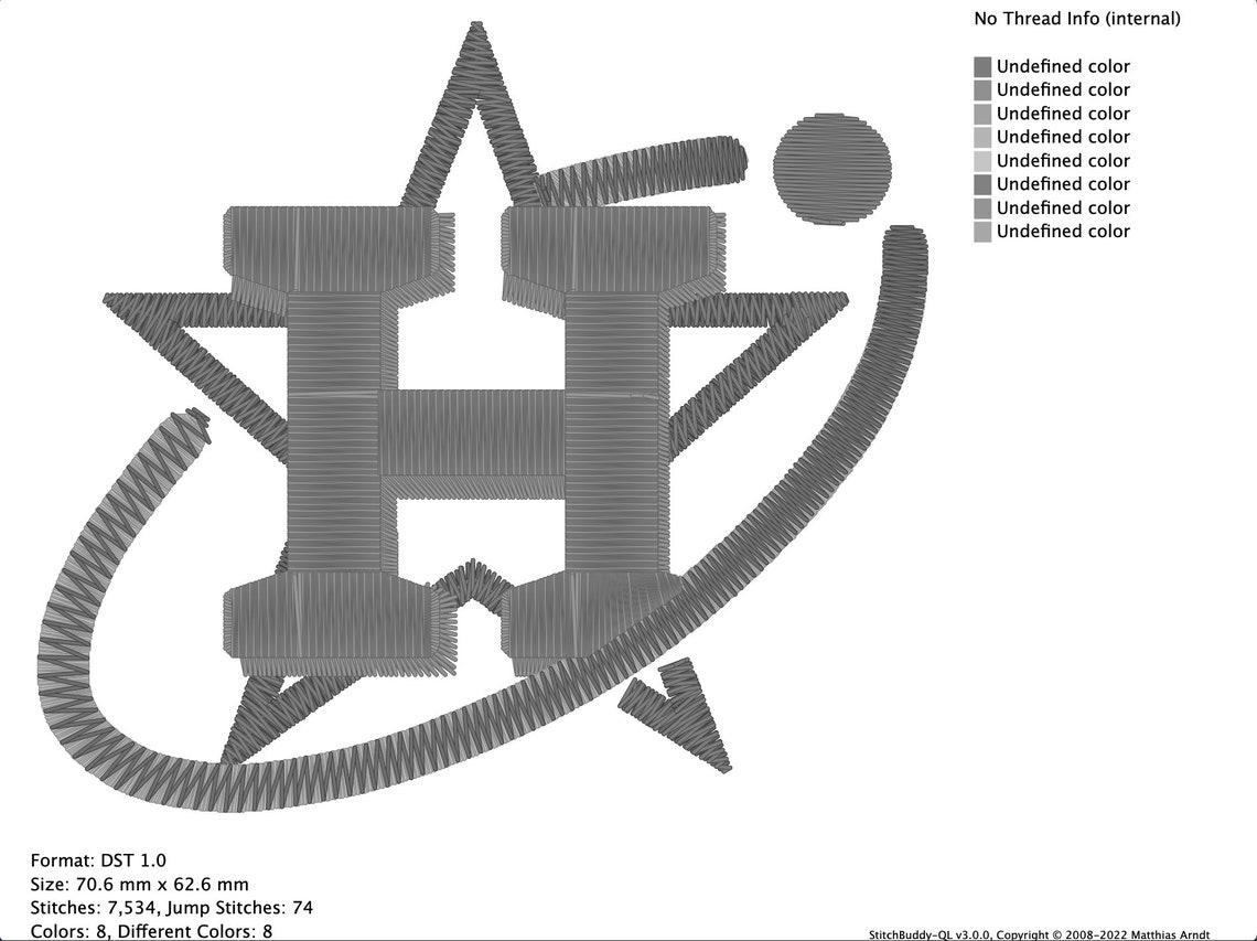 Space City Logo 3d/puff DST - Etsy