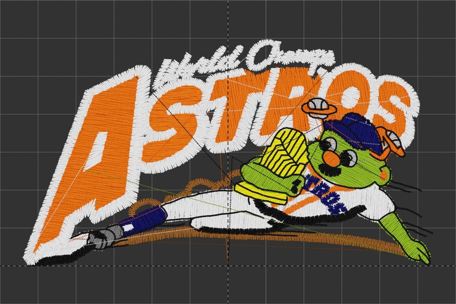 Astros Sliding "orbit" DST File - Etsy