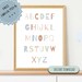 Nursery Prints Scandi Style Alphabet Nursery Wall Art Scandi Print Kids ...