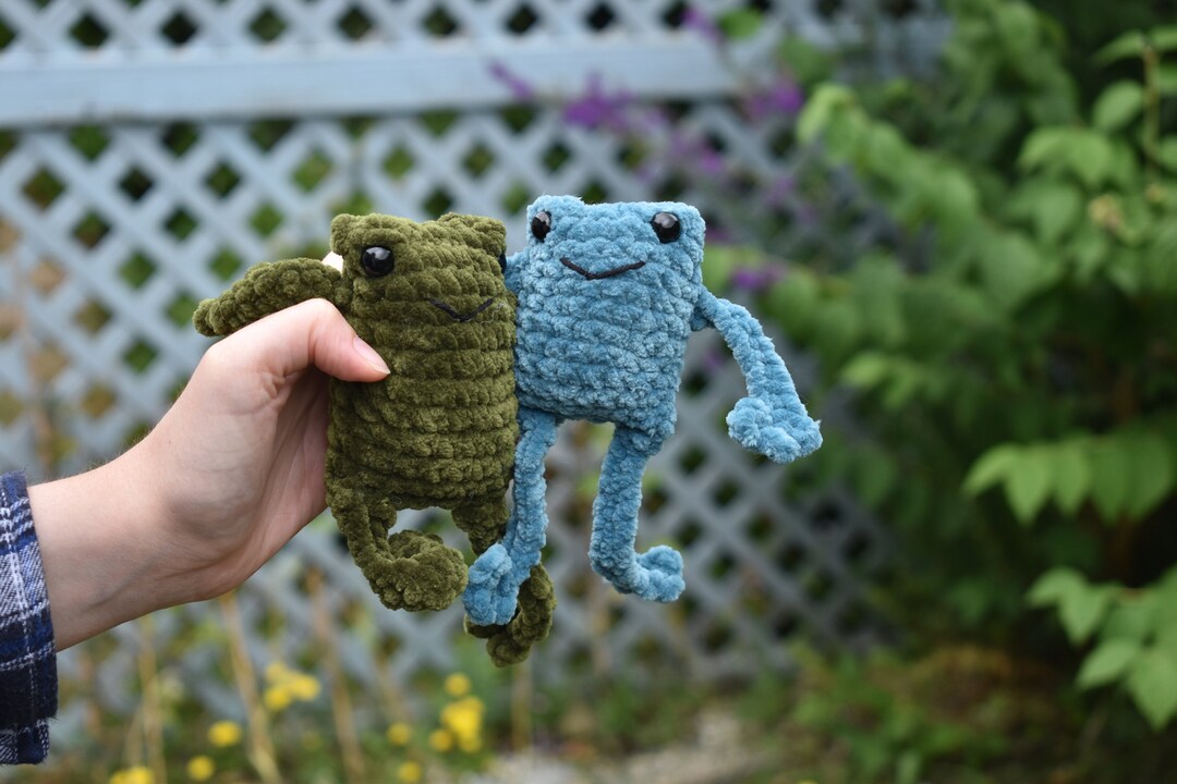 Crochet Leggy Frog Handmade Frog Plushie - Etsy