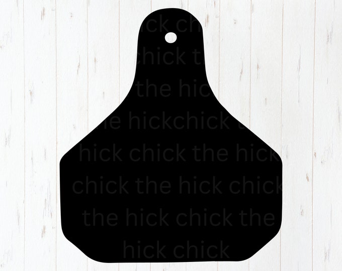 Cow Tag Svg for Cricut ,png Svg Eps Dxf Cattle Tag Svg Cow Tag SVG Ear ...