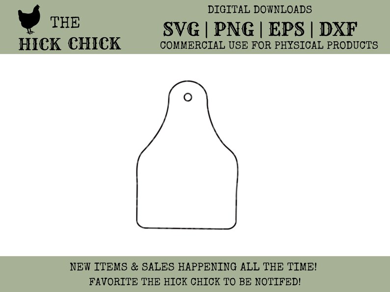 Cow Tag Svg-cow Tag Key Chain-cow Tag Png-svg-png-digital - Etsy