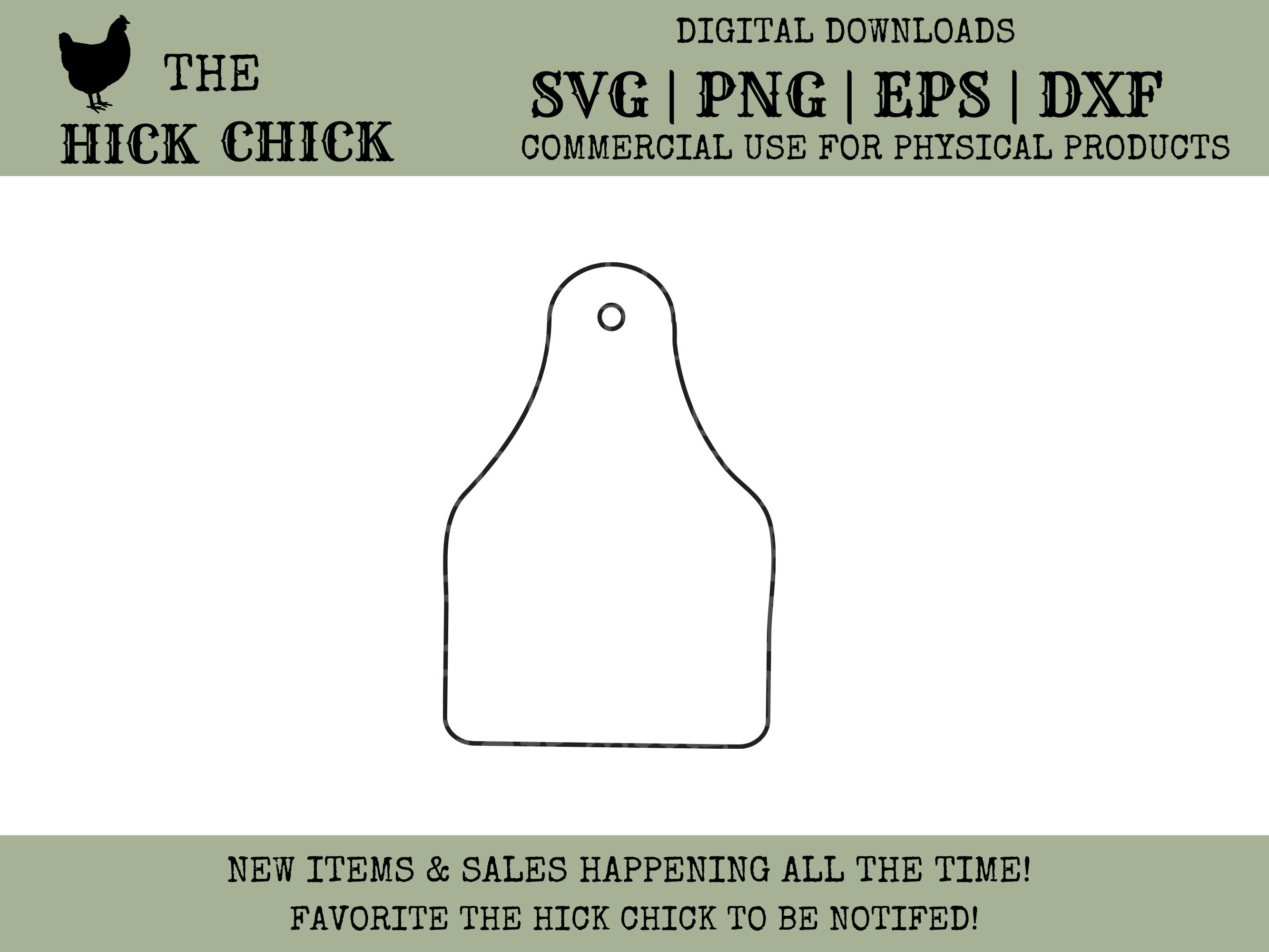 Cow Tag Svg-cow Tag Key Chain-cow Tag Png-svg-png-digital - Etsy