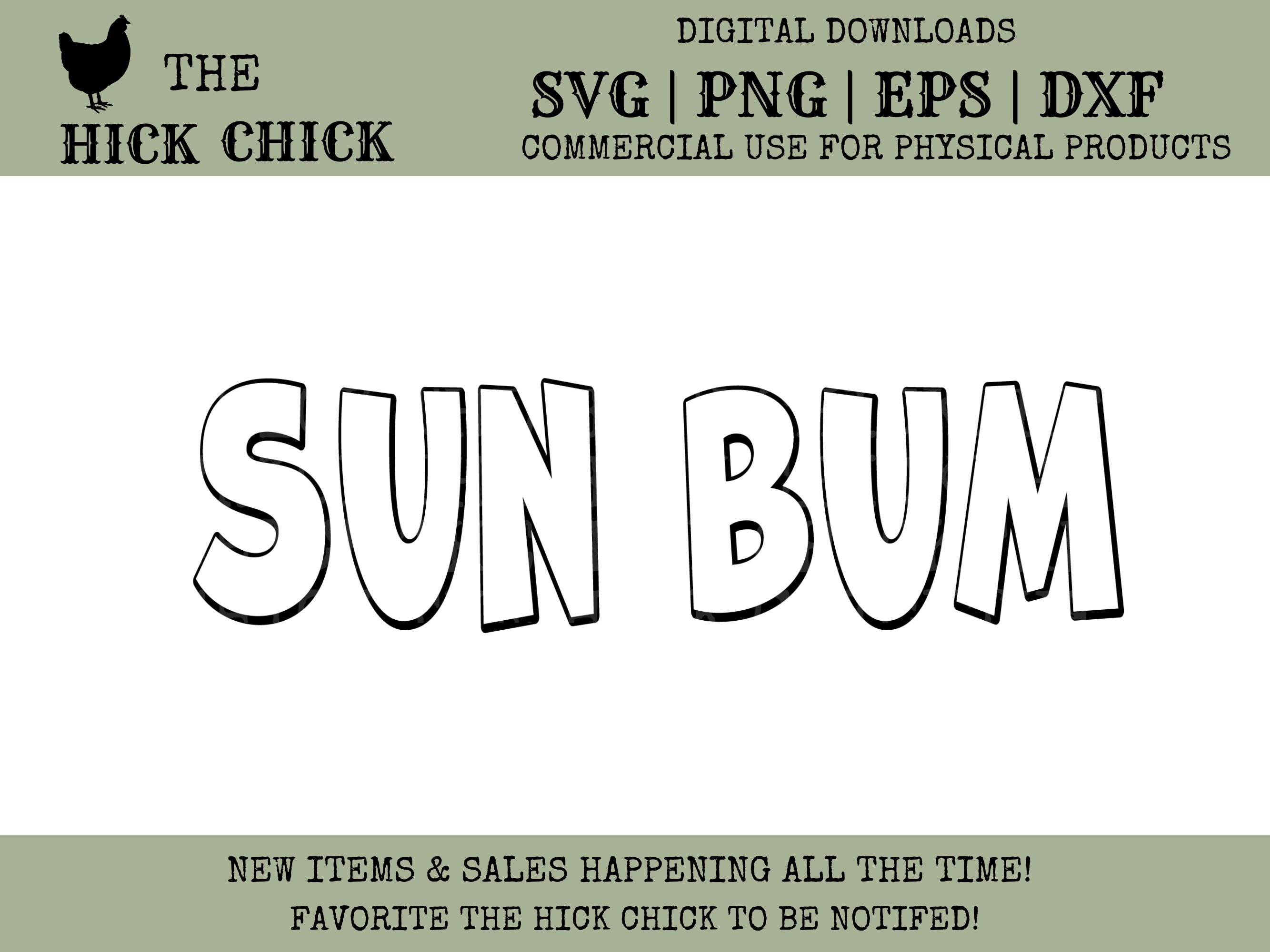 Sun Bum Png Beach Bum Svg Summer Svg Beach Svg - Etsy