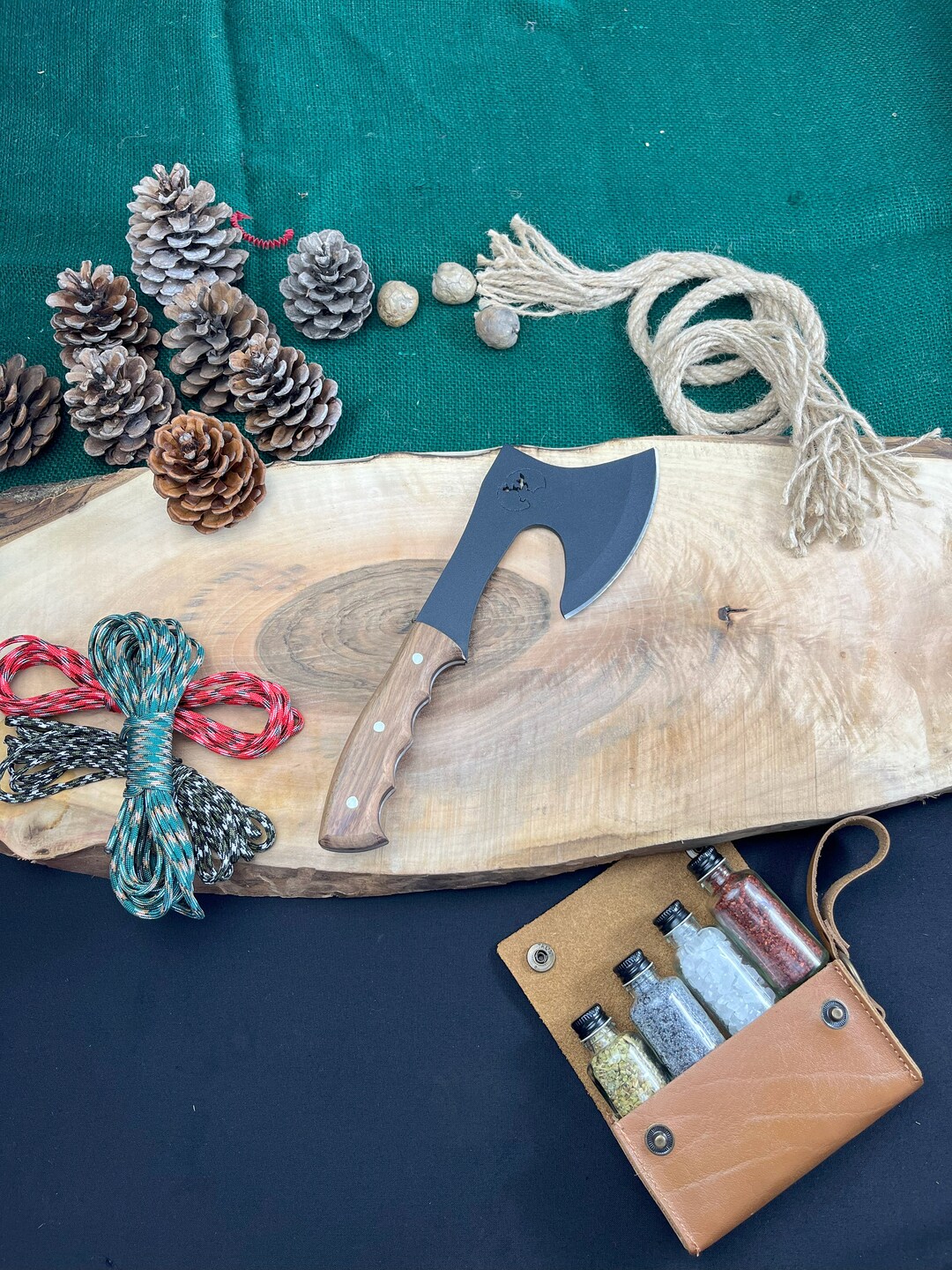 Hand Forged Axe, Camping Gear, Bushcraft Gear, Camping Axe, Bushcraft ...