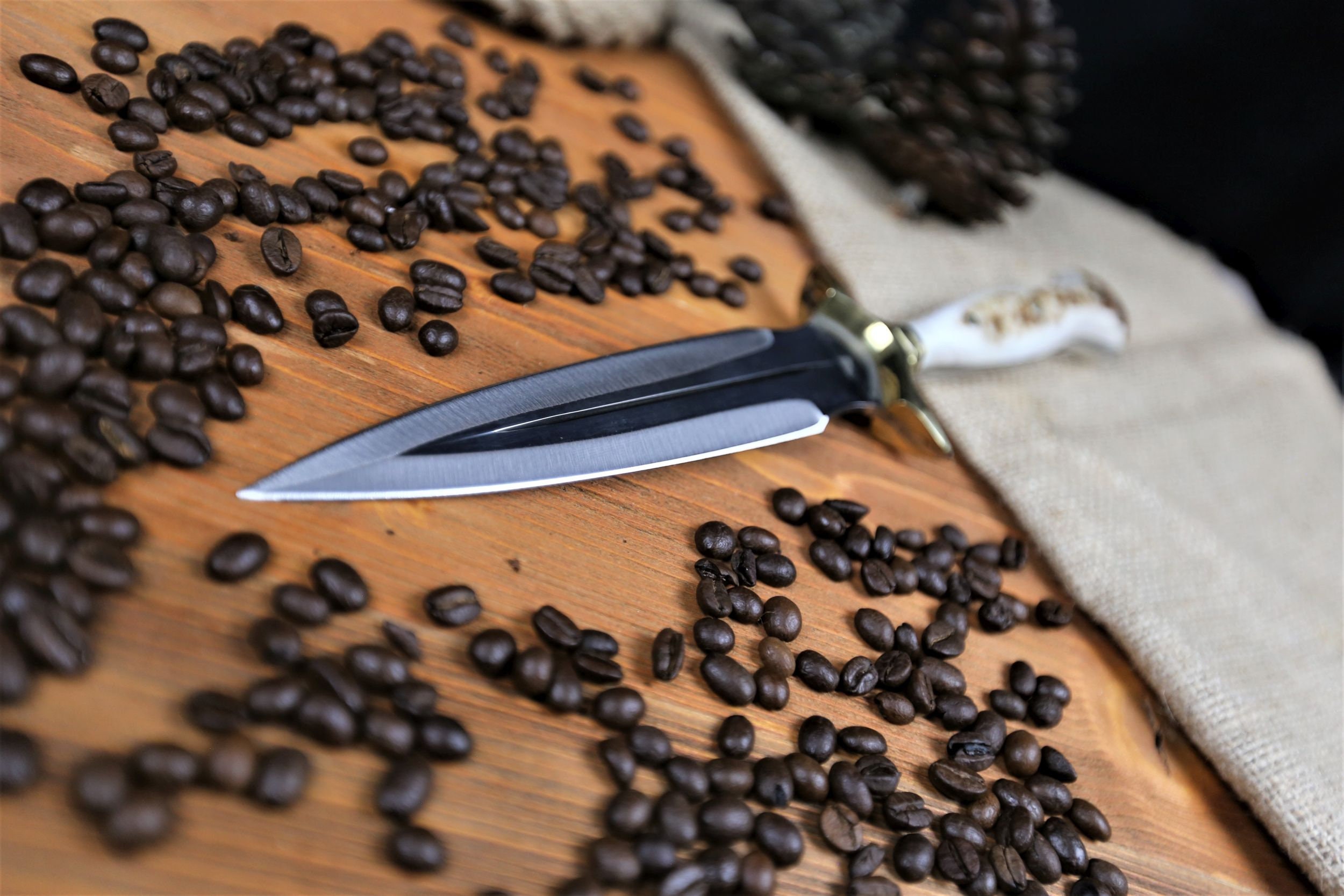 Custom Fairbairn Sykes Knife With Deer Antler Handle With - Etsy