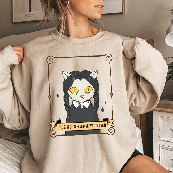 Wednesday Cat Costume - Etsy