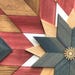 Mosaic Barn Quilt Wall Art- Rustic Wooden Wall Art- Farmhouse Wall Art ...