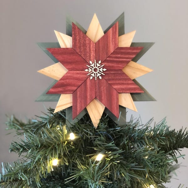 Rustic Tree Topper - Etsy