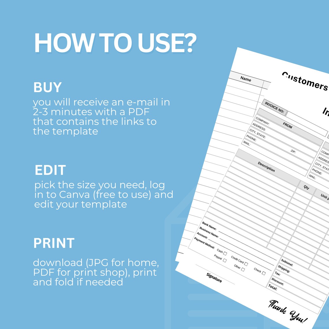 Order Forms Template, Work Order Forms Template, Order Log Template ...