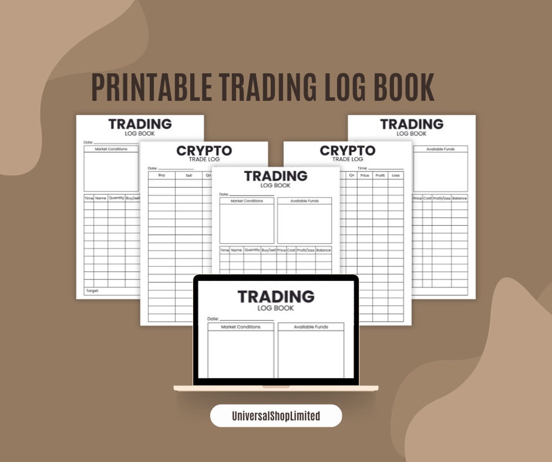 Trading Log Book Trading Kit Printable Instant Downloads - Etsy