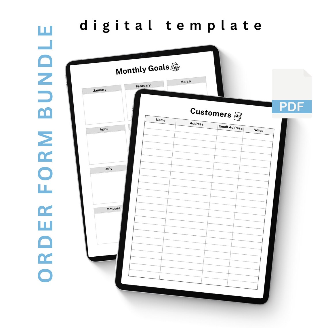 Order Forms Template, Work Order Forms Template, Order Log Template ...