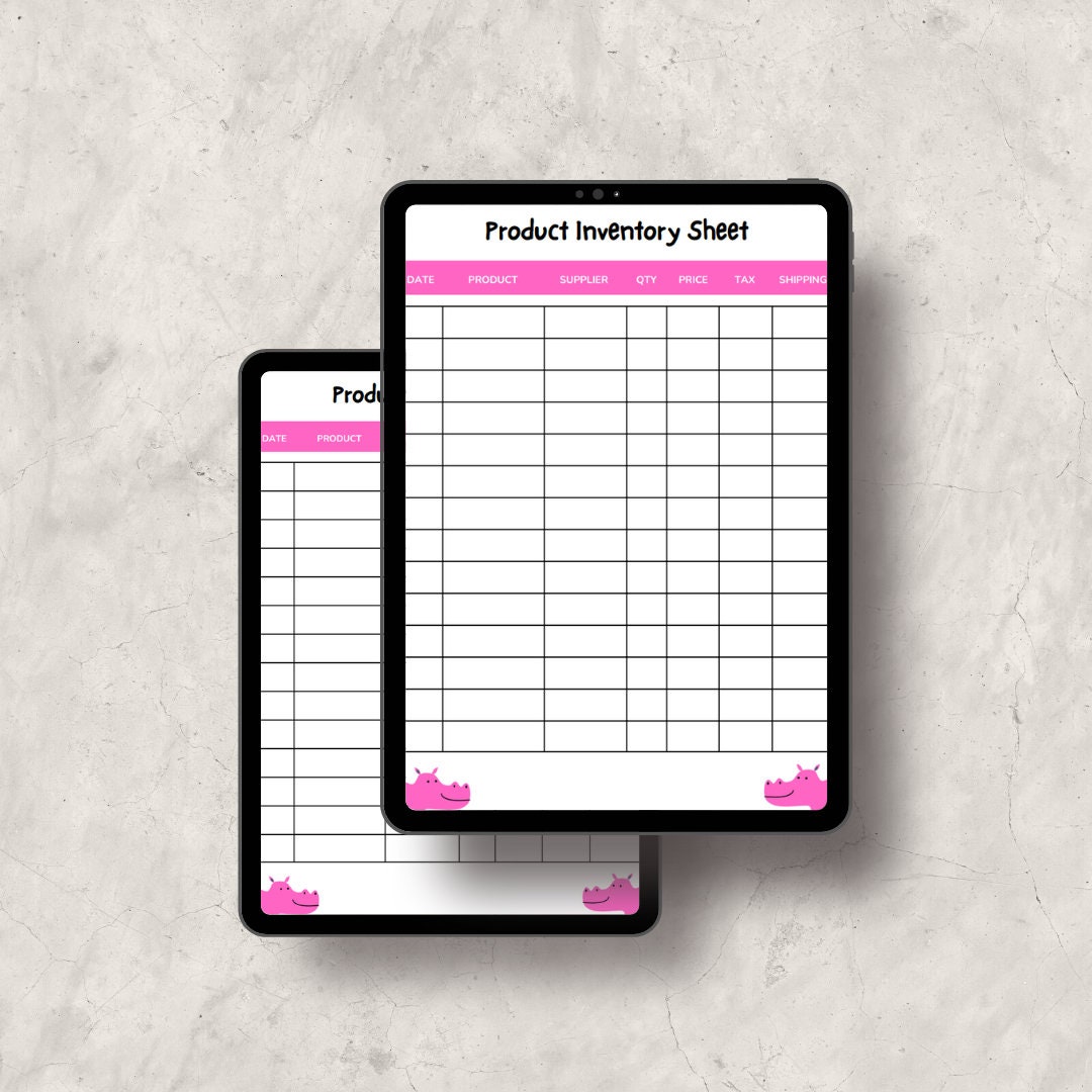 Product Inventory Tracker Inventory Management Stock Control Inventory ...