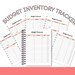 Customizable Budget Inventory Tracker, Inventory List Template ...