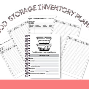 Digital Food Inventory Tracker, Kitchen Inventory Planner, Food Bank ...