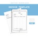 Editable Invoice Tracker, Invoice Management Template, Billing Form ...
