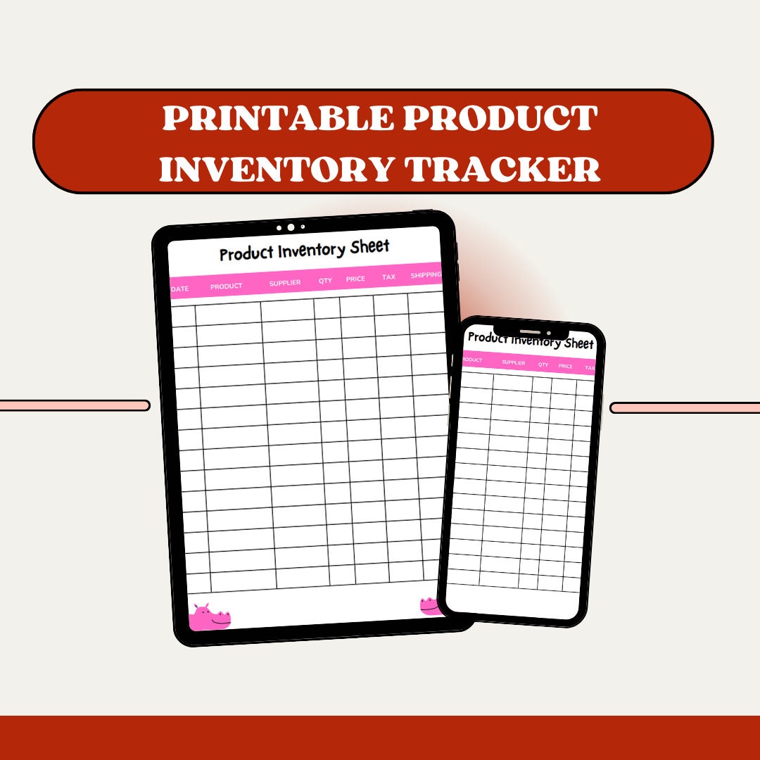Product Inventory Tracker Inventory Management Stock Control Inventory ...