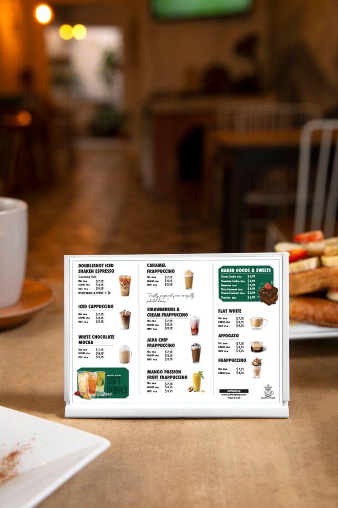 Cafe Menu, Coffee Shop Menu Editable Template, Coffee Shop Price List ...