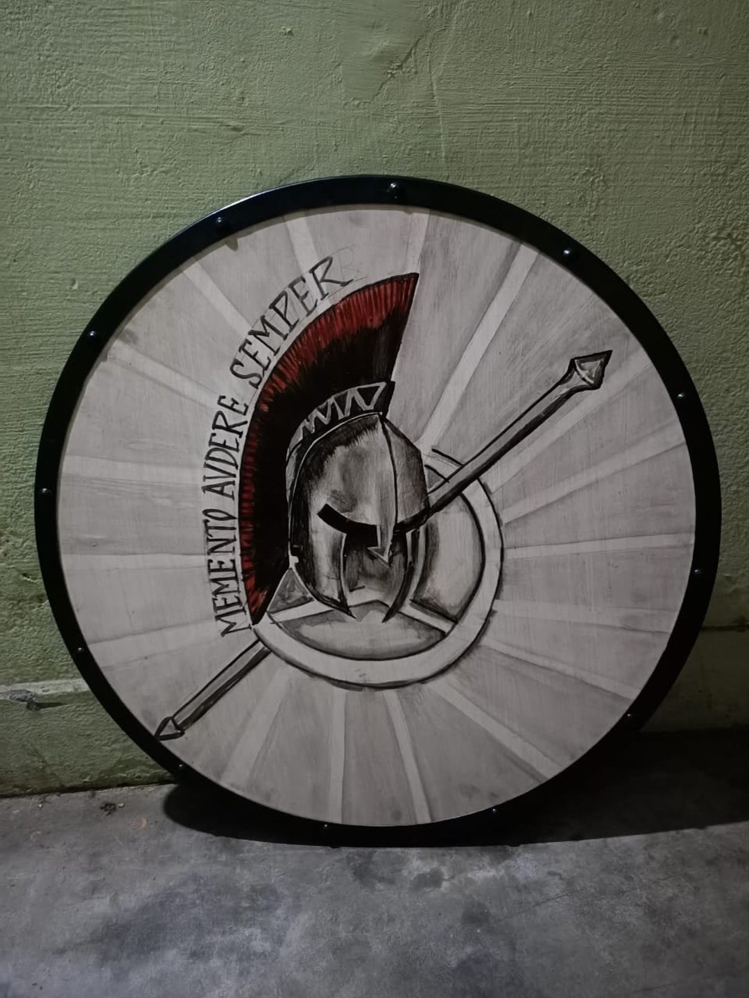 Viking Wooden Spartan Style Medieval Armor Shield 24 Inch for - Etsy